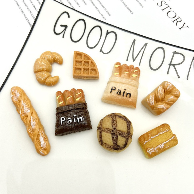 Bread shape crocs jibbitz crocs charm DIY jewelry Kids Women's Shoe ...