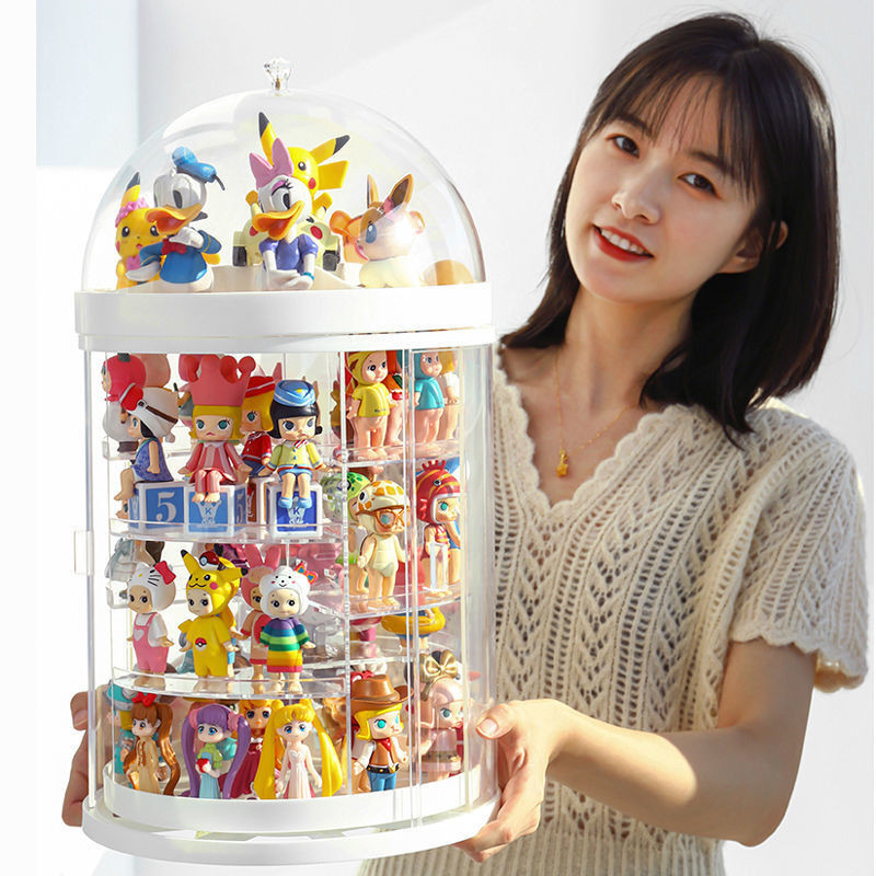 Blind Box Storage Display Stand Acrylic Rotating Hand Office Storage ...