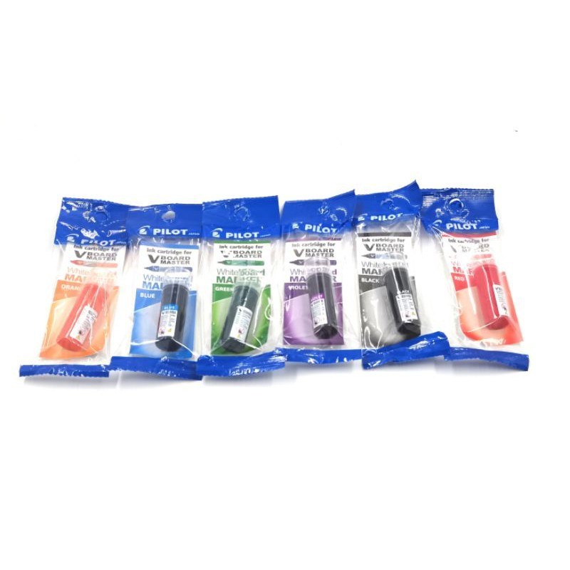 [2pcs] PILOT Ink Catridge For VBoard Master Whiteboard Marker Refill ...