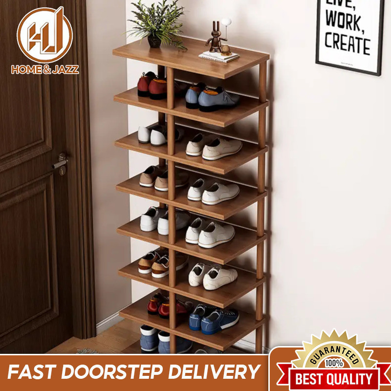 HomeK 🔥（SG STOCK）Shoe rack outdoor shoe rack waterproof plastic shoe ...