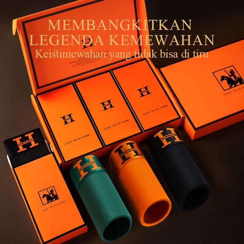 [HEPNIES Contents 3 PCS exclusive cardboard box packaging] luxury men's ...