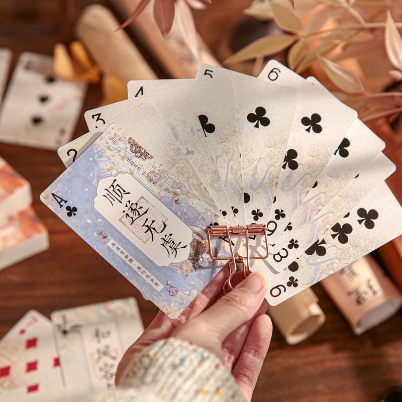 Oriental Aesthetic Chinese Style Playing Cards Tea House Chess Room ...