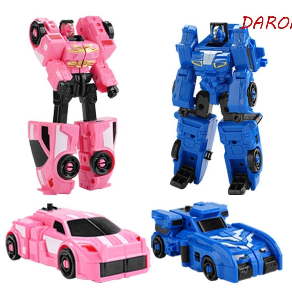 DARON Deformation Mecha Robot, Simulation Car Action Figure Mini Force ...