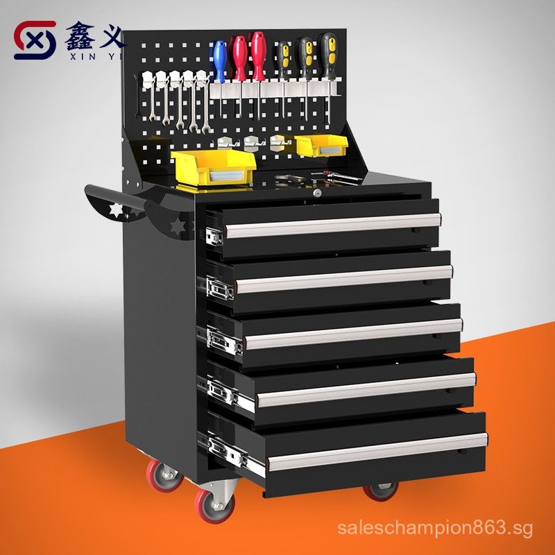 Enhanced Drawer Tool Cart Tool Box Workshop Tool Cabinet Repair Trolley ...