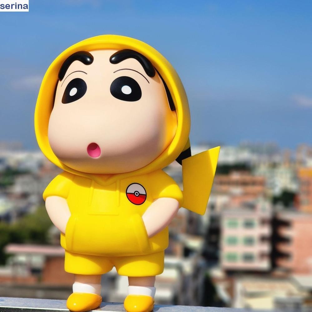 SERINA Crayon Shin-Chan Figure, Shinnosuke Nohara Pikachu Crayon Shin ...