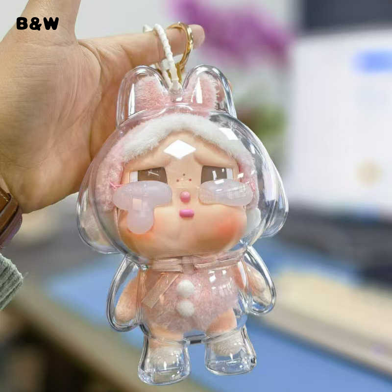 Transparent Protective Cover Dust Case for POPMART CRYBABY Series ...