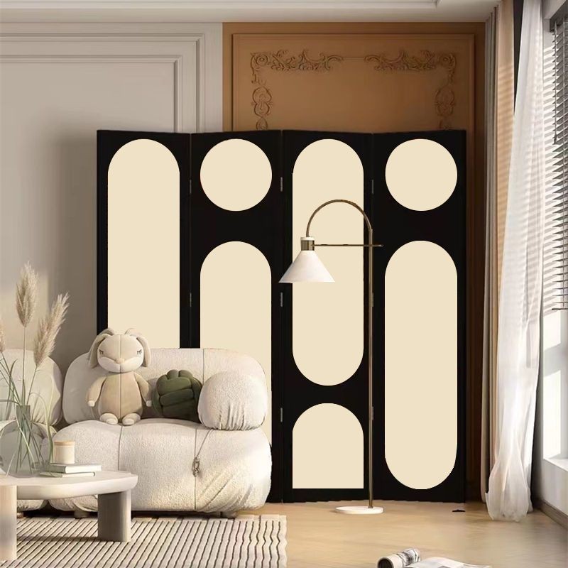 French Style New Vintage Screen Partition for Dining Room, Foldable and ...