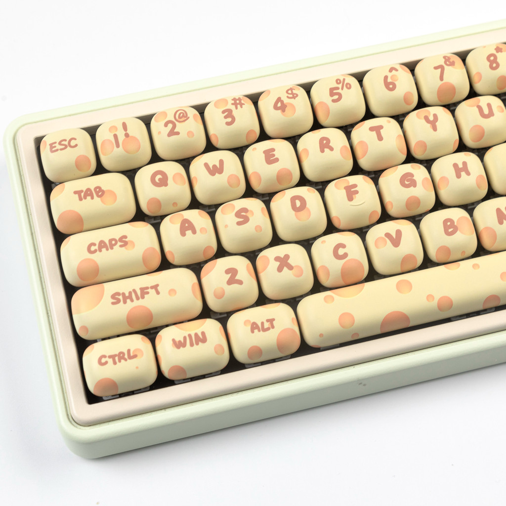 Jerry's Cheese Keycaps MOG Profile Cute Circular PBT DYE-Sublimation ...