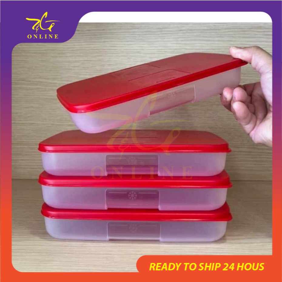 Tupperware Freezermate Essential Set Red Merah Freezer Mate 550ml Fast ...