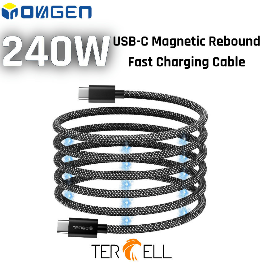 INOVAGEN 2m USB-C Fast Charging Cable,Magnetic 240W Fast Charging Cord ...
