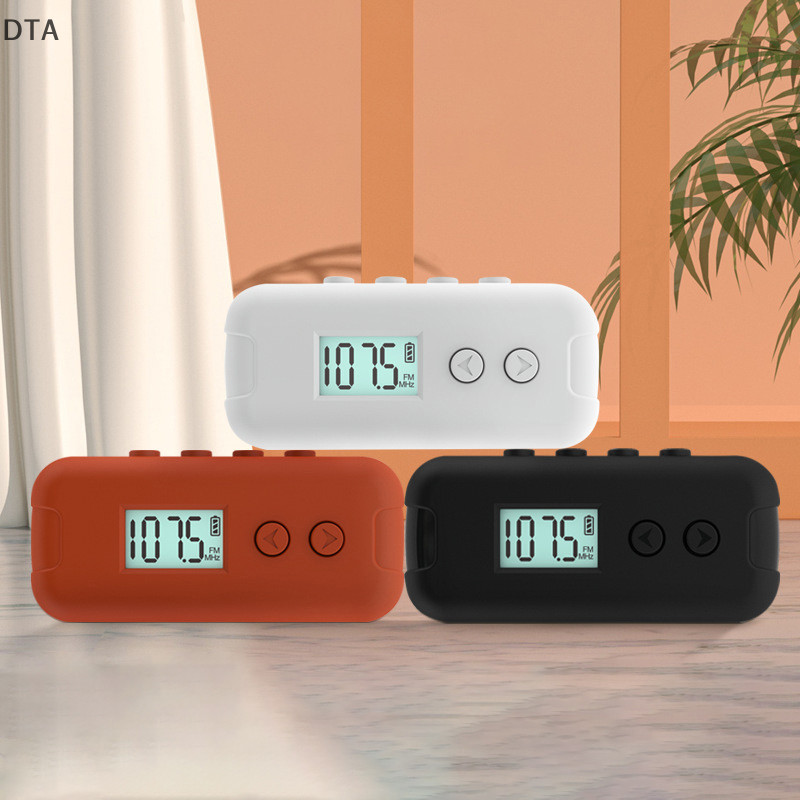 DTA Mini Pocket FM Radio Portable 50-108MHZ Audio Radio Receiver With ...