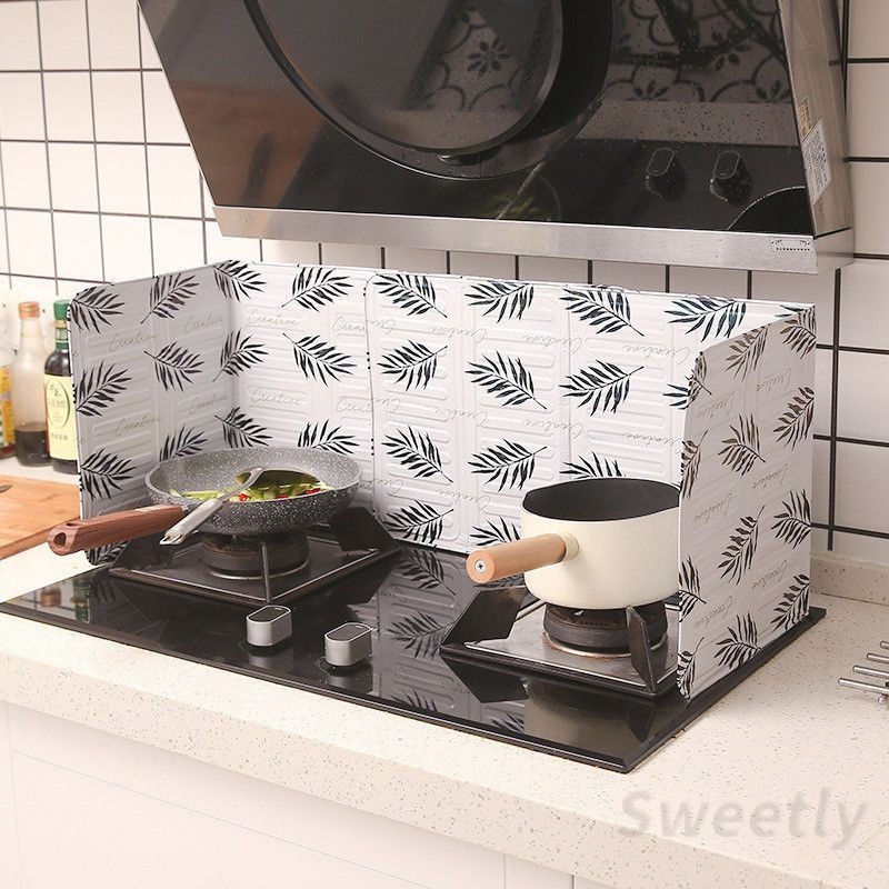 Sweetly Kitchen Anti Oil Splatter Shield Guard Anti-splash Block ...