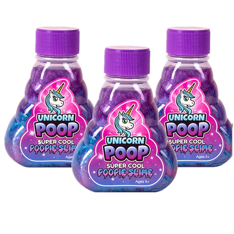 Colorful Water Slime Unicorn Poop Slime Glitter Slimes Perfect for ...