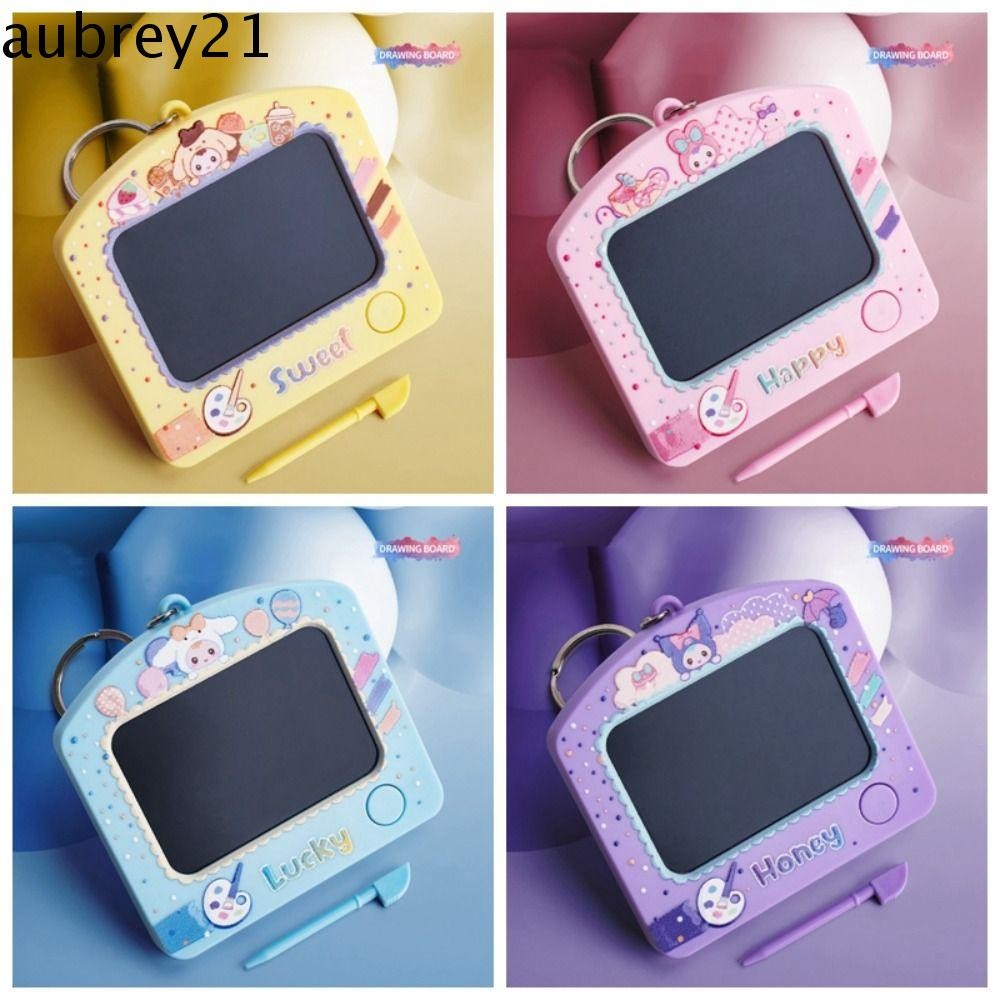 AUBREY1 Mini Drawing Board, Kuromi My Melody Small Writing Pad, Cute ...