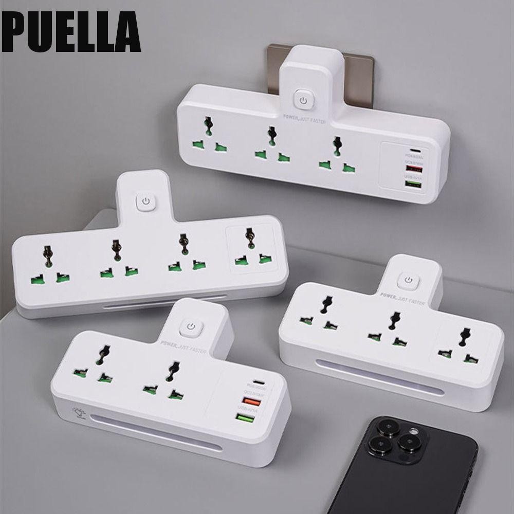 PUELLA AC Outlet Power Strip, Type C Universal Extension Socket, Smart ...