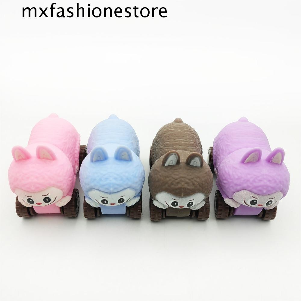 MXFASHIONE Labubu Fidget Toy, Stretchable Car with Wheel Labubu Squeeze ...