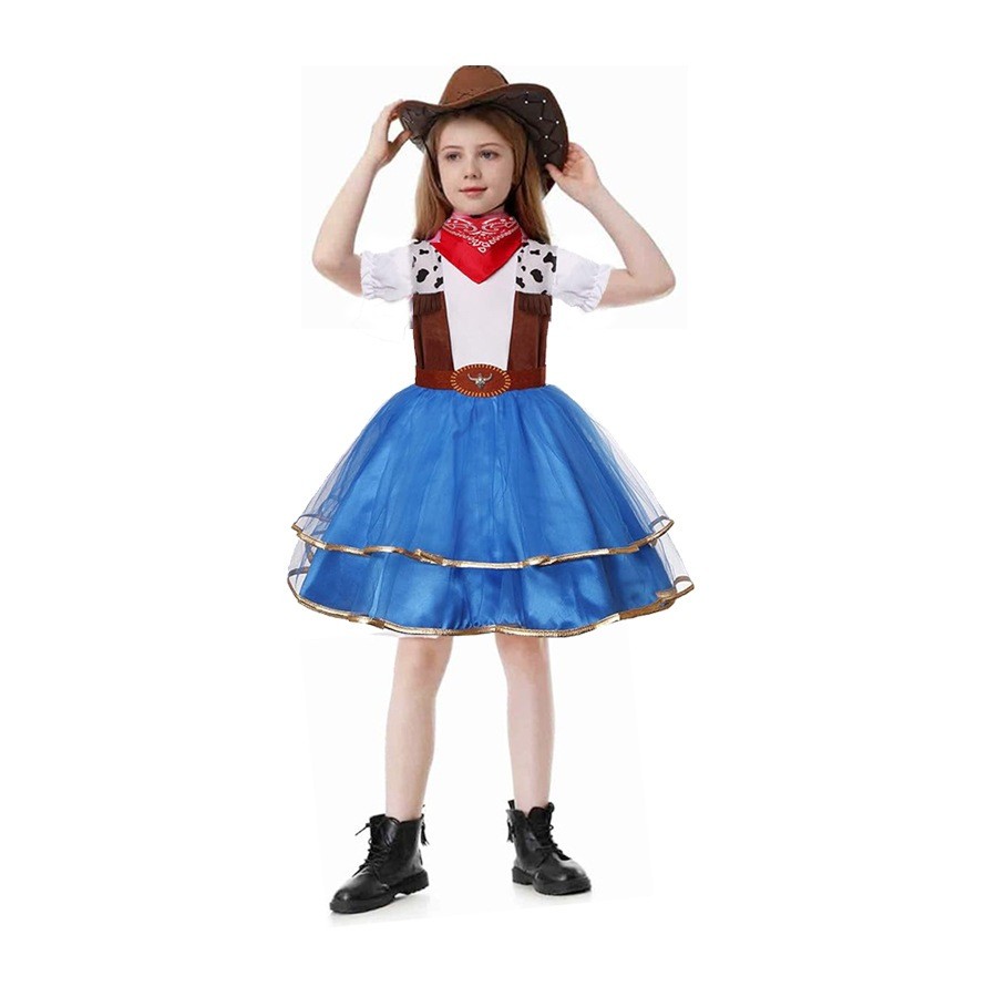 COCO Girls' Cowboy Outfit Various Party Theme Outfits Model Ay9191 ...