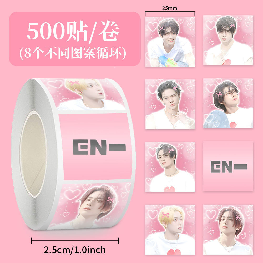 [500 stickers] Enhypen Polaroid roll stickers ins high-profile men's ...
