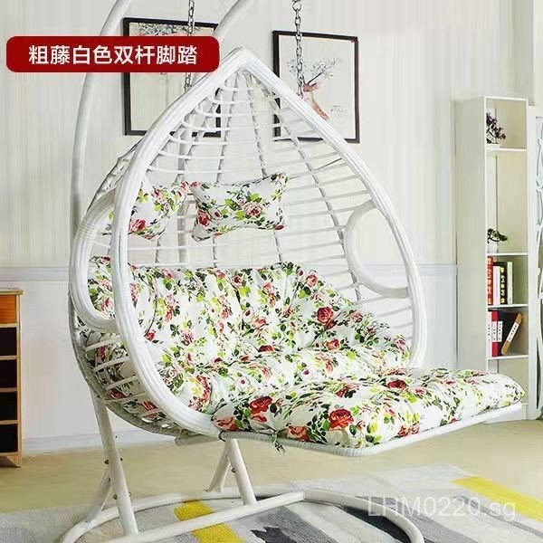 Single and Double Hanging Chair Rocking Hammock Home Adult Lazy Chair ...
