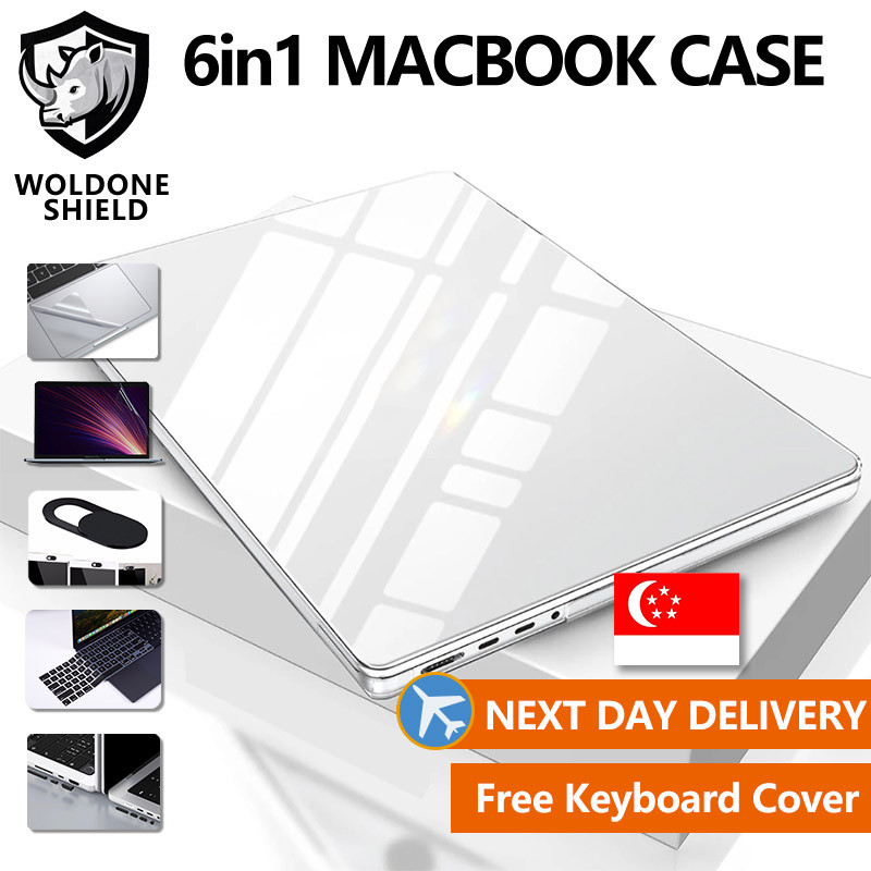 [SG LOCAL] 6in1 Laptop case accessories for Macbook Air 13/15inch Pro ...