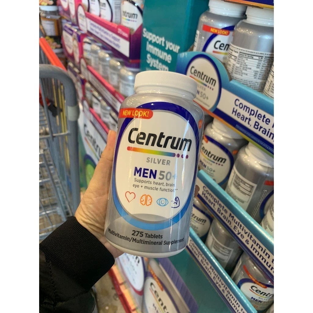 Centrum Silver Ultra Men's 50+ multivitamin bottle of 275 tablets from ...
