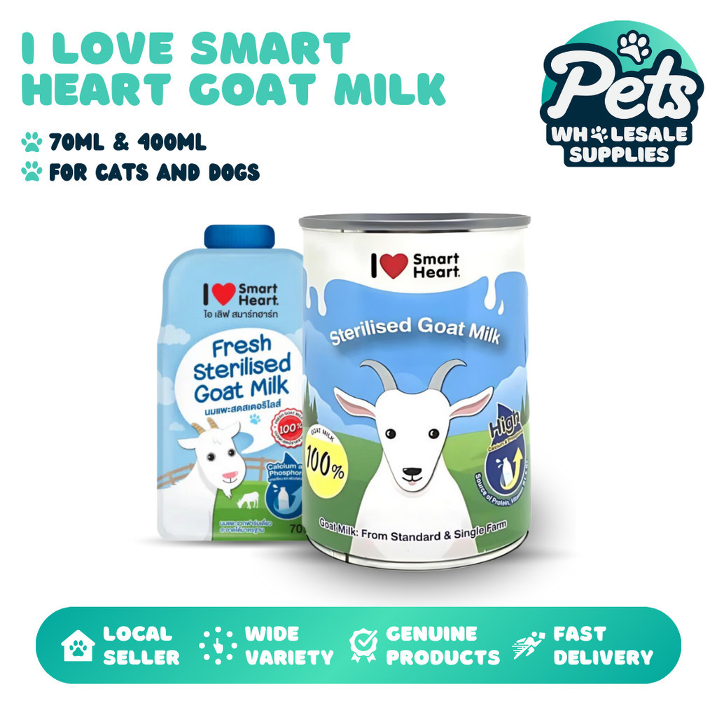 I Love Smart Heart Sterilized Goat Milk for Cats and Dogs 70ml 400ml ...