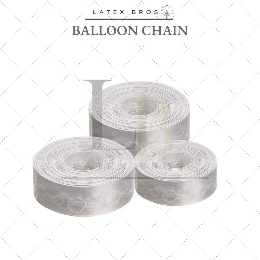 5 Meter Balloon Chain Double Hole for Balloon Garland | Shopee Singapore
