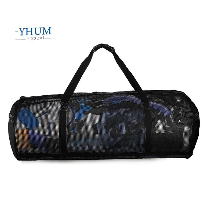 Mesh Scuba Dive Gear Bag, Foldable Mesh Duffle Beach Tote Bag for ...