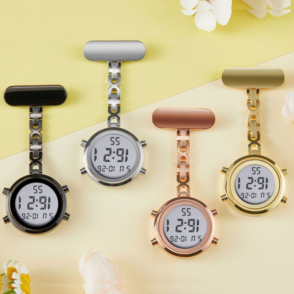 Multifunctional electronic digital nurse watch chest watch clip hanging ...