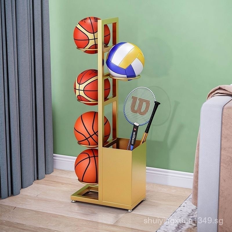 Children's Basketball Storage Rack Basket Indoor Sports Equipment ...