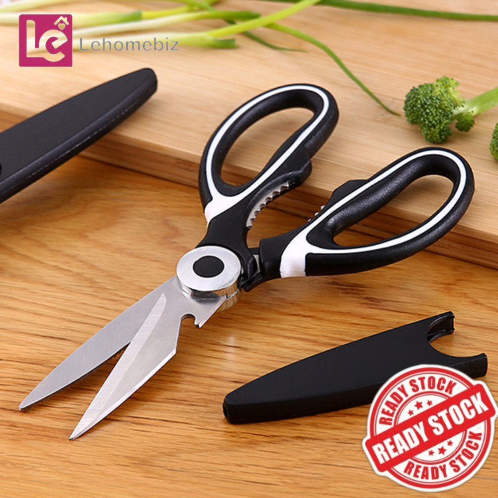 201Stainless Steel Multipurpose Kitchen Scissors – Nut Cracker, Bottle ...