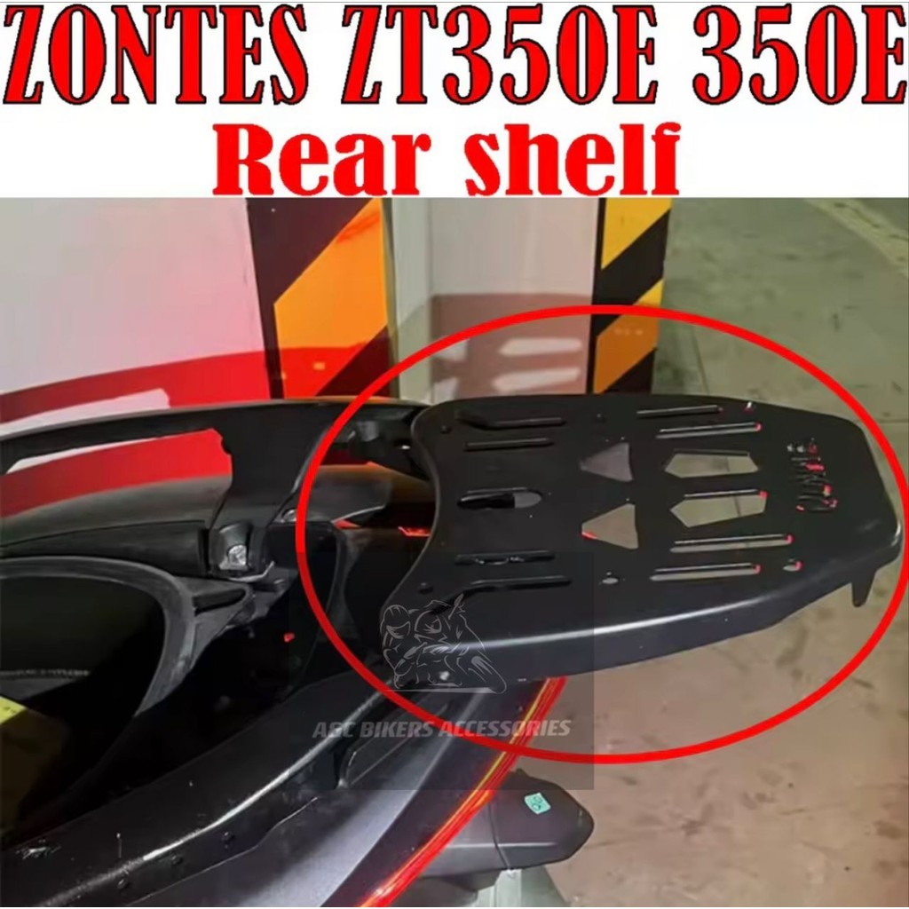 EMS Heavy Duty Top Rack ZONTES 350E Motorcycle Monorack Top Box Rack ...