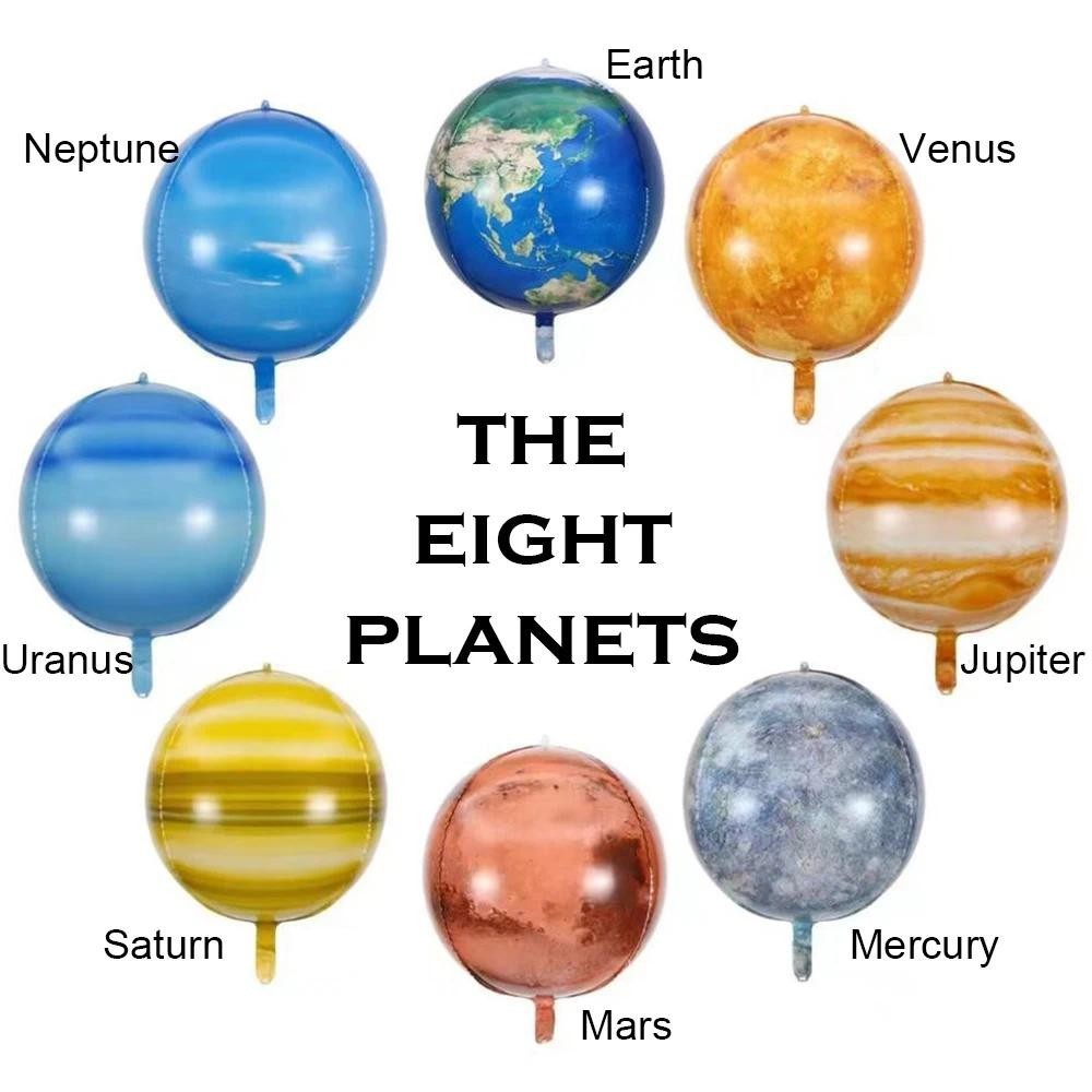 4D Globe Balloons Space Galaxy Solar System Foil Balloons Astronaut ...