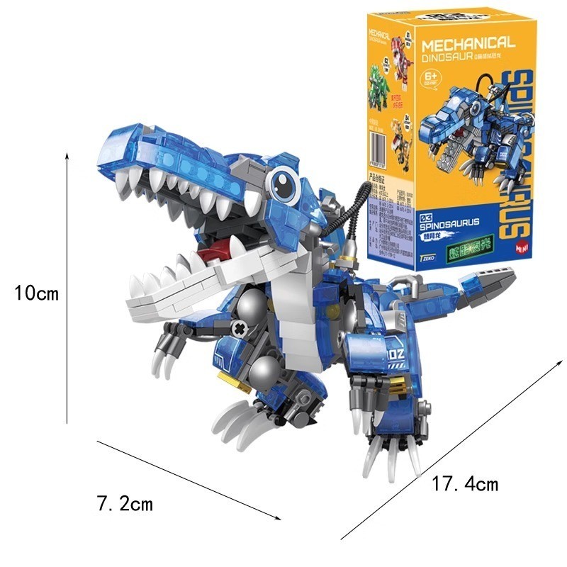 Construct Your Jurassic Dream: Mechanical Dinosaur Building Blocks with ...