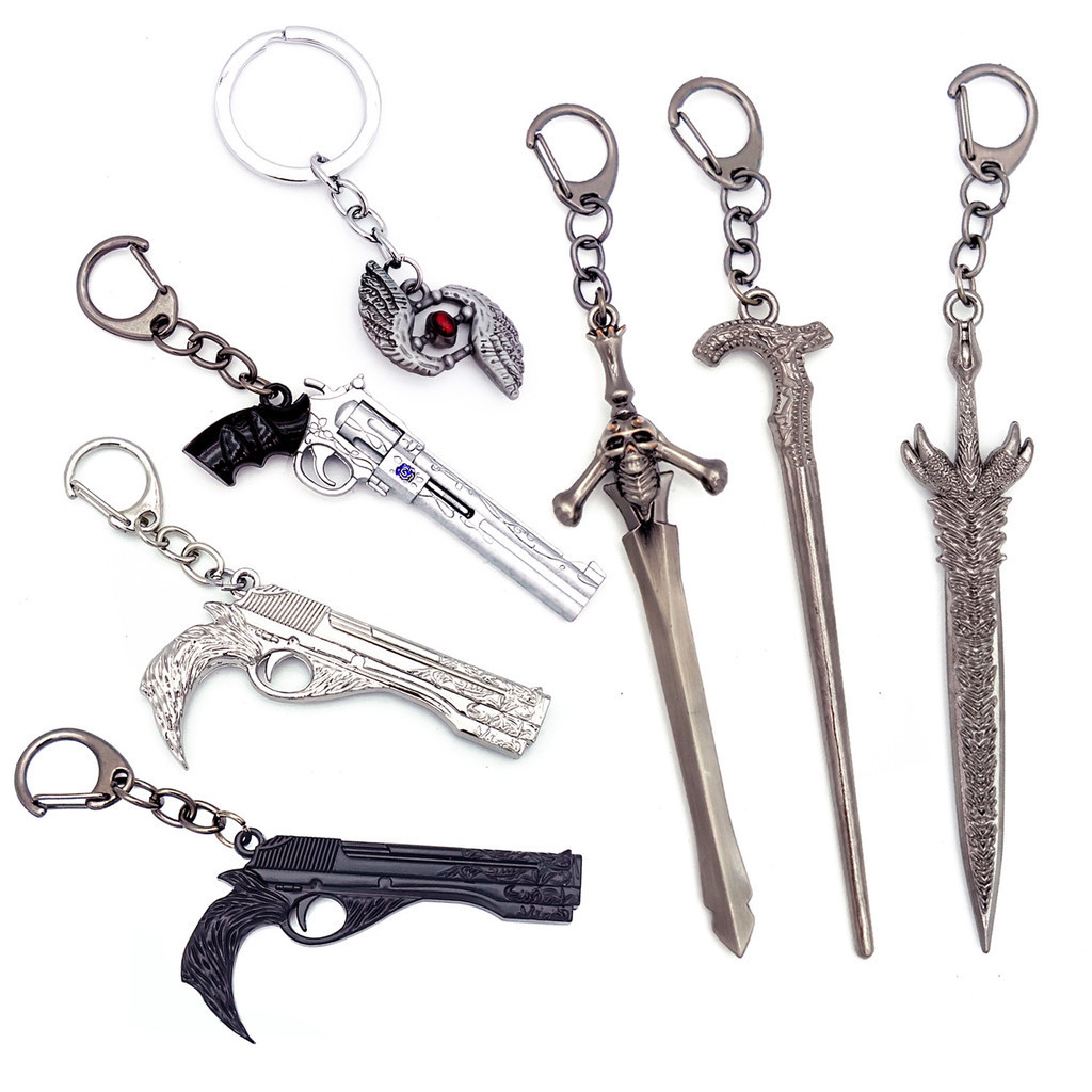 Demon Cry 5 Dante Weapon Sword Key Ring Rebellious Blade Ebony Blue ...