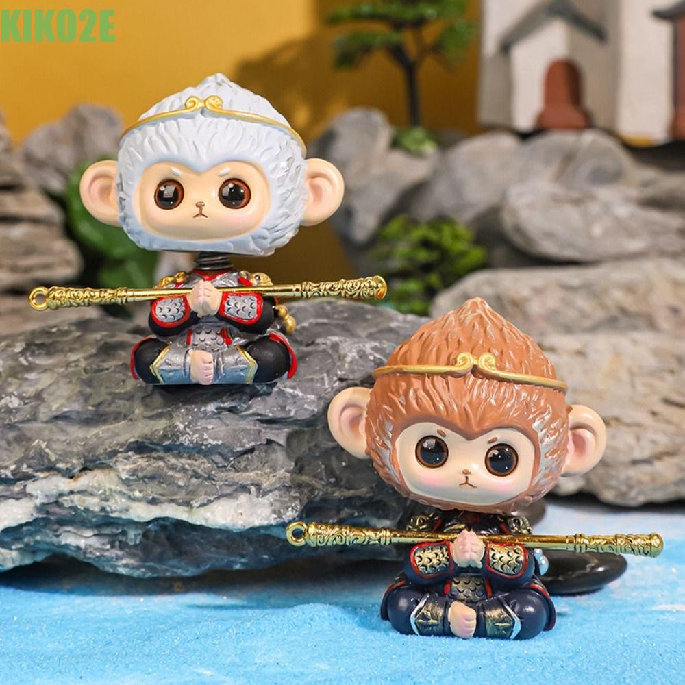 KIKO2E Black Myth Wukong Figure, Elegant Miniatures Sun Wukong Figure ...