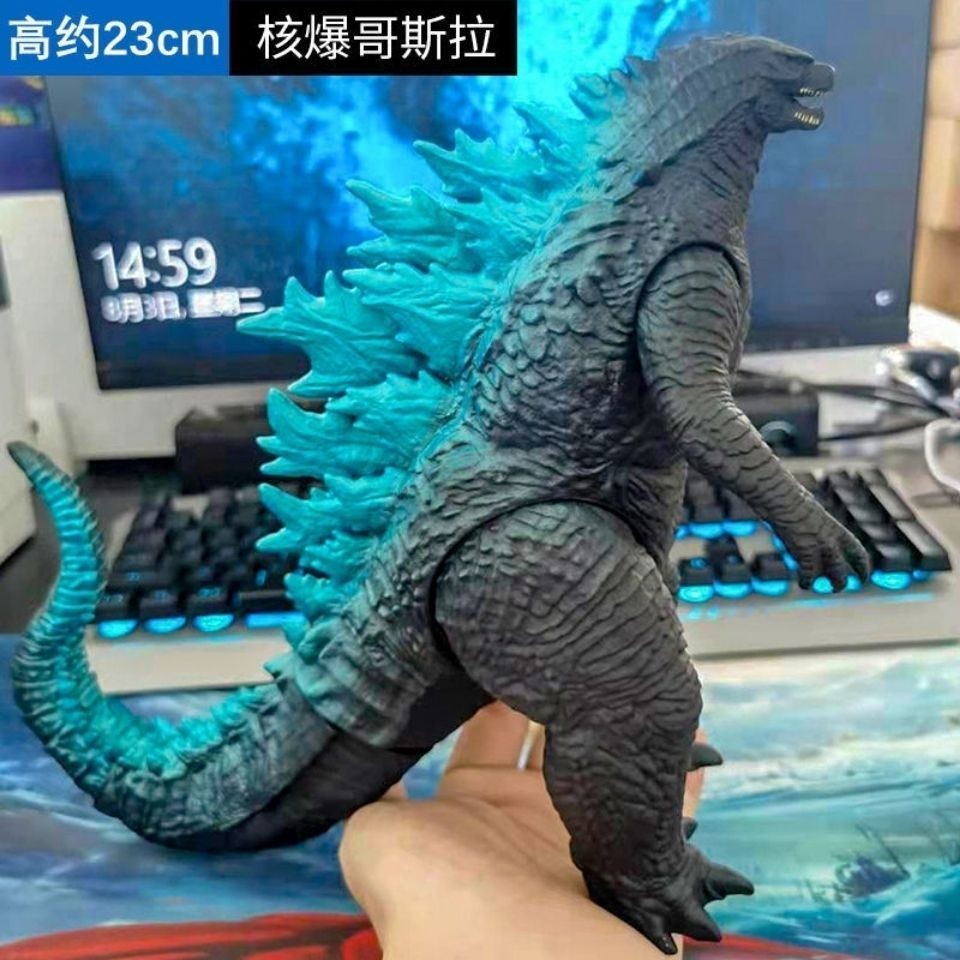 Large Monster Godzilla Toy Legendary Godzilla Figure Model Soft Plastic ...