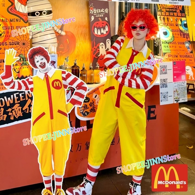 -JINN-RONALD MCDONALD Cosplay MCDONALD Cosplay Costume Wig Anime Party ...
