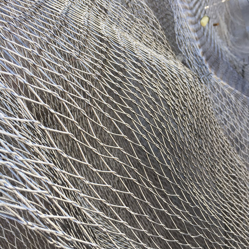 M-8/ 304School Corridor Stairs Roof Patio Stainless Steel Rope Net Bird ...