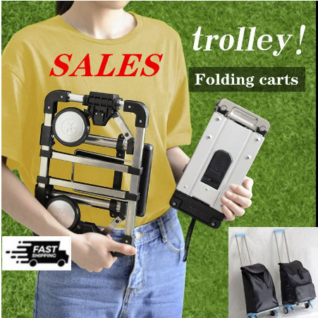 Fast ShippingFolding carts Storage carts Mini grocery shopping trolley ...
