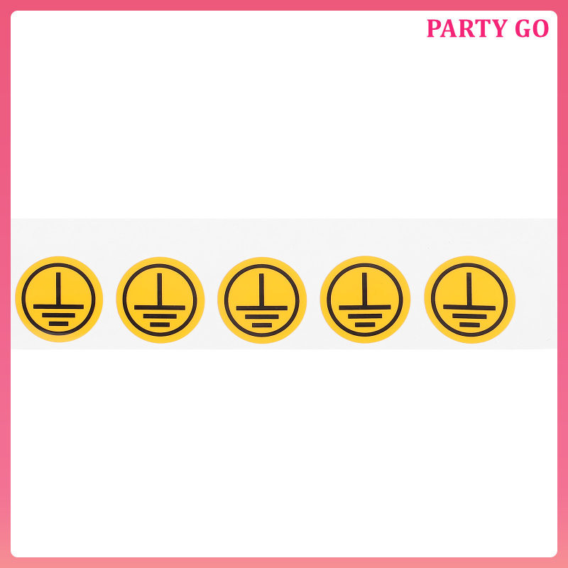 Grounding Symbol Labels Equipment Safety Signs Electrical Stickers ...