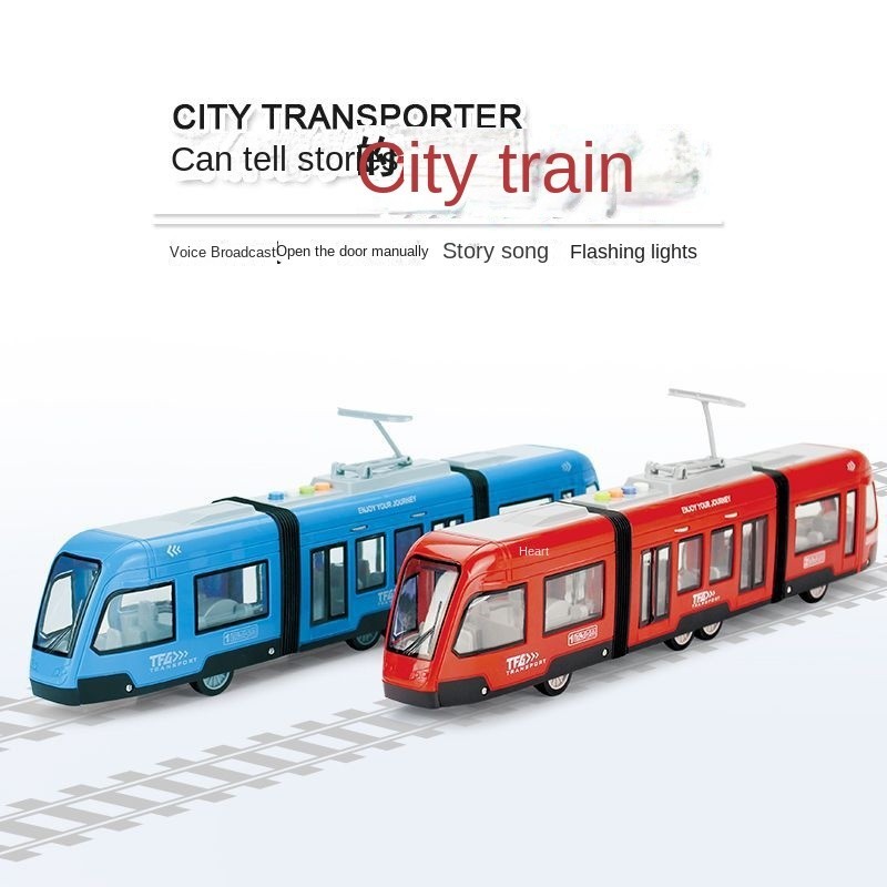 Large Simulation High-Speed Train Model Lighting Music Story Telling ...