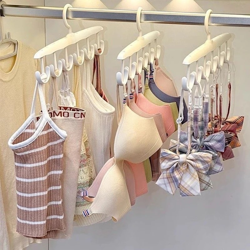 Bra Hanger for Closet,360°Rotating Multi-Functional Racks with ...