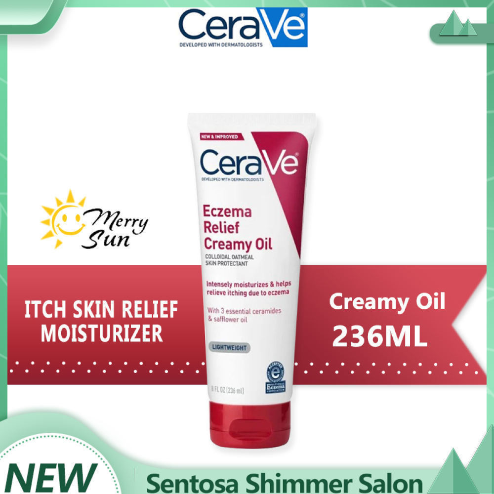 SG StockCerave Eczema Creamy Oil Anti Itch Cream Eczema Treatment Cream ...