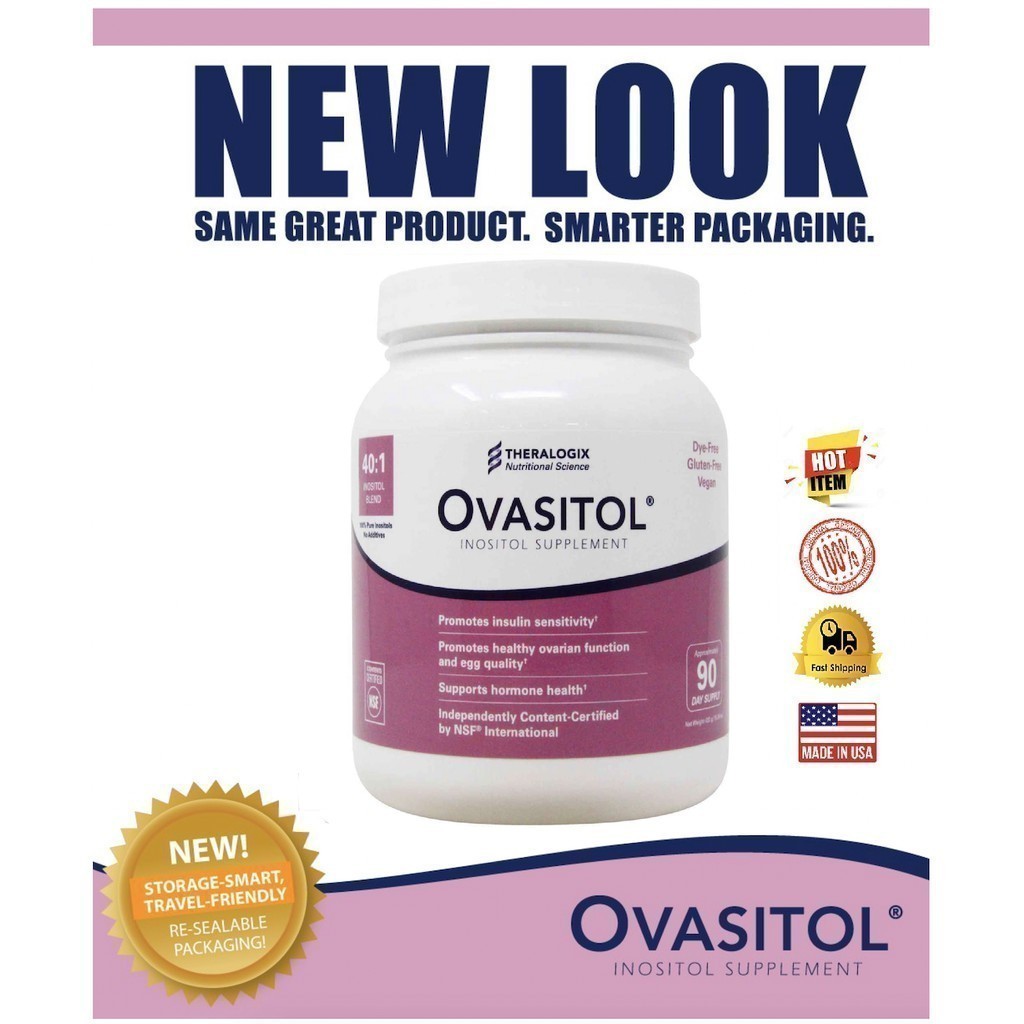 Theralogix Ovasitol 432g, Myo-inositol & D-Chiro-Inositol, Support ...