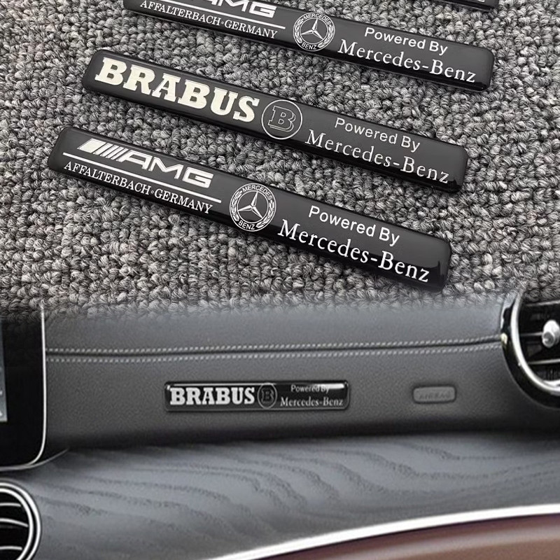 Mercedes-Benz BRABUS AMG Car Interior Dashboard Logo Badge Sticker ...