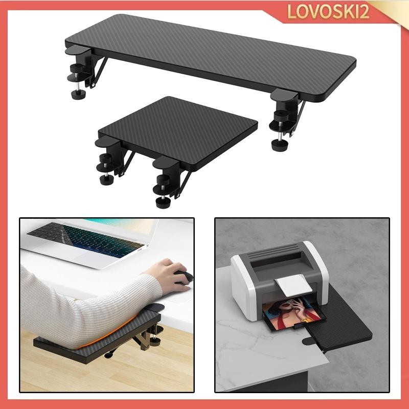 [Lovoski2] Wooden Ergonomic Desk Extender Tray Table Mount Folding ...