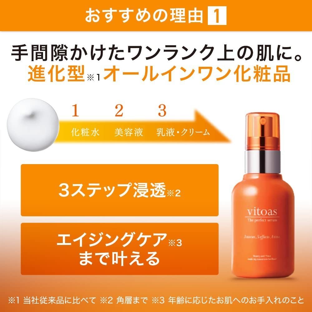 【sg】SUNTORY VITOAS The Perfect Serum All in One Skin Care 120 ml ...