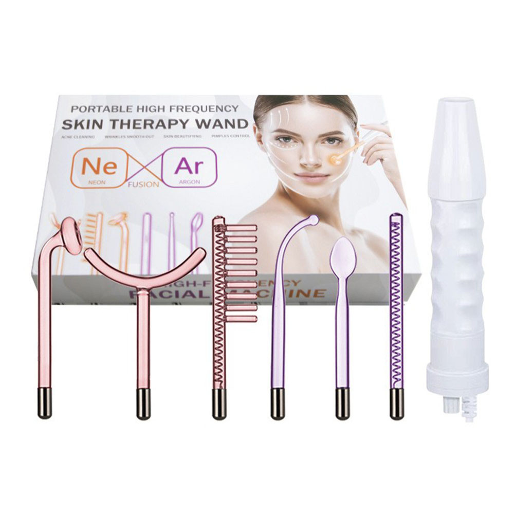 High Frequency Electrode Wand Electrotherapy Acne Remover Face Therapy ...