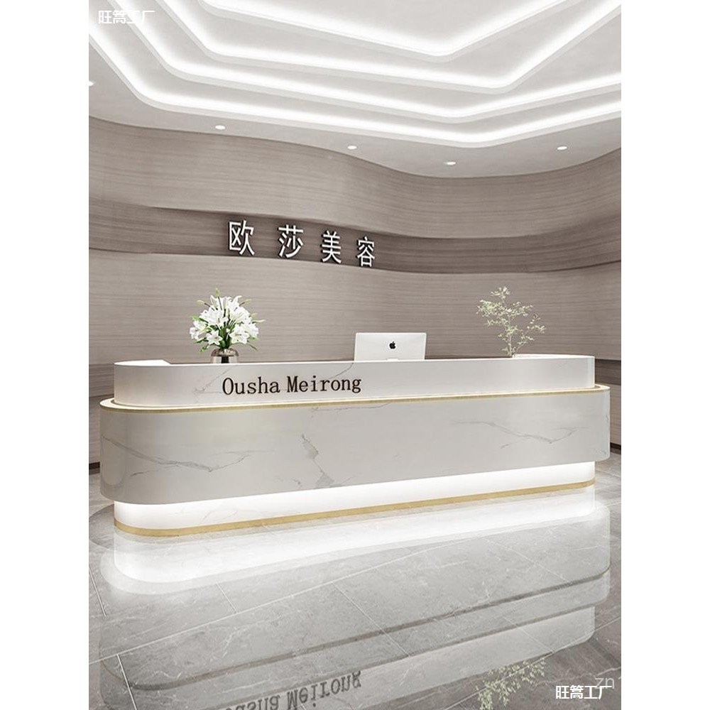 Bar Counter Shop Commercial Small Meeting Company Reception Desk Front ...
